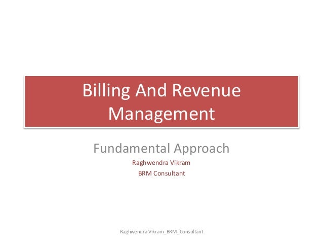 Oracle Billing and Revenue Management(BRM) Oracle Billing and Revenue Management(BRM)