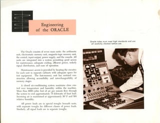 Oracle brochure 1959 | PDF