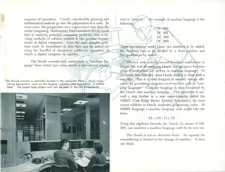 Oracle brochure 1959 | PDF