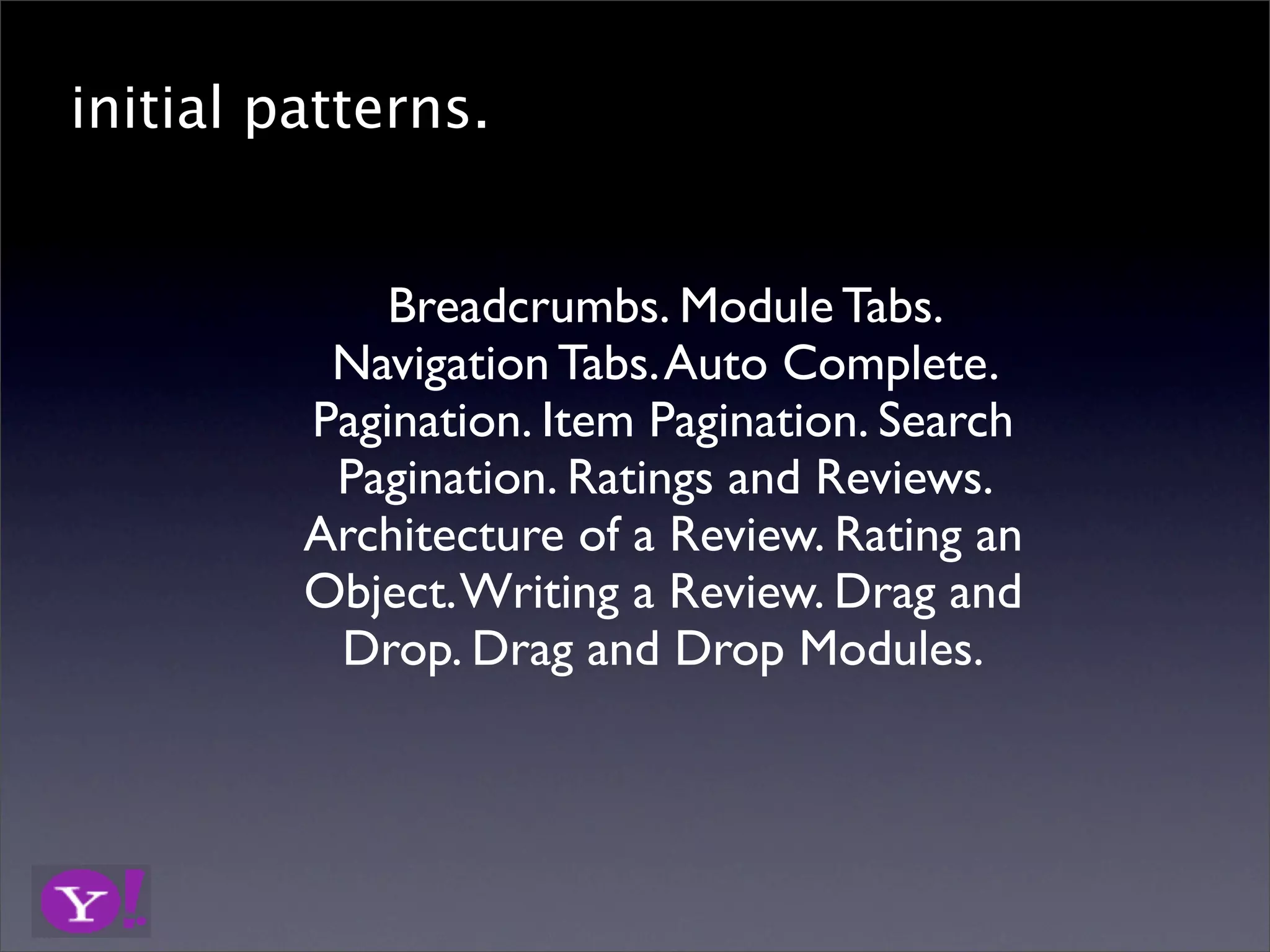 Oracle Brownbag Patterns.Key