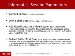 Oracle business analytics best practices | PPTX