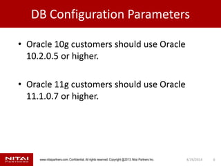 Oracle business analytics best practices | PPTX