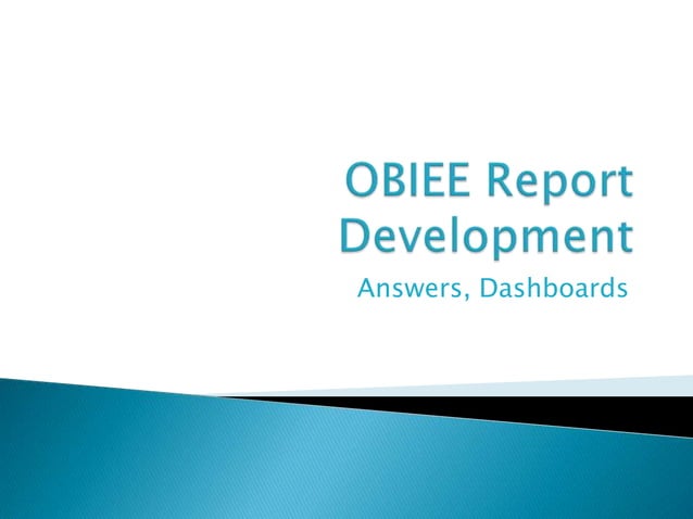 Oracle business intelligence overview | PPTX | Databases | Computer Software and Applications