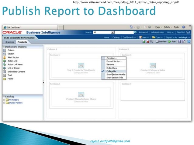 Oracle business intelligence overview | PPTX | Databases | Computer ...