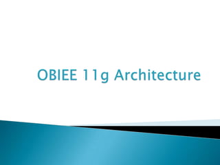 Oracle business intelligence overview | PPTX