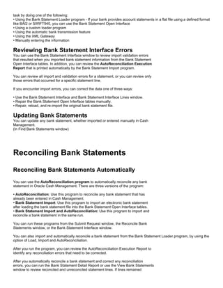 Oracle cash management_Anne | DOC