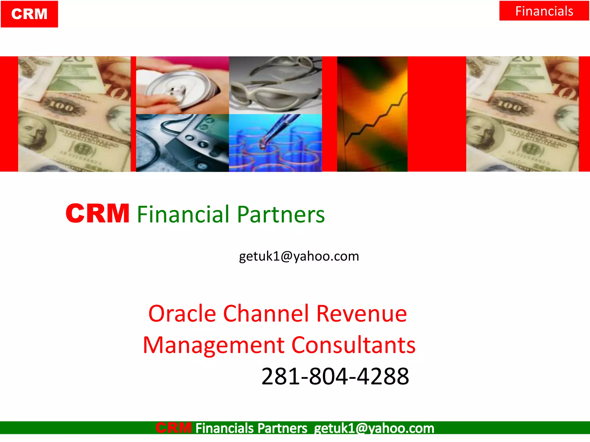 ORACLE CHANNEL REVENUE CONSULTANTS | PPT