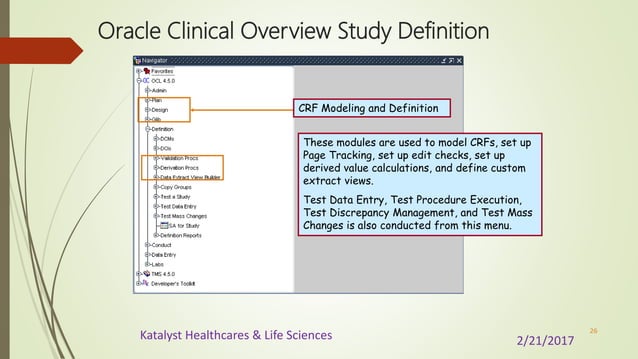 Oracle Clinical Overview_Katalyst HLS | PPT