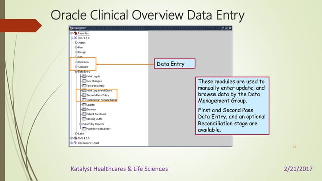 Oracle Clinical Overview_Katalyst HLS | PPT