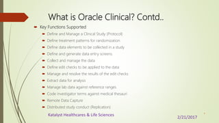 Oracle Clinical Overview_Katalyst HLS | PPTX
