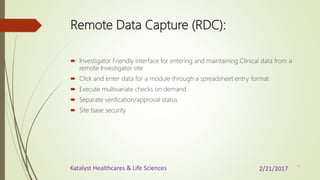 Oracle Clinical Overview_Katalyst HLS | PPT