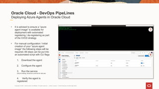 Oracle Cloud With Azure DevOps Pipelines | PPTX | Cloud Computing | Internet
