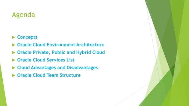 Oracle cloud environment architecture orientation | PPT