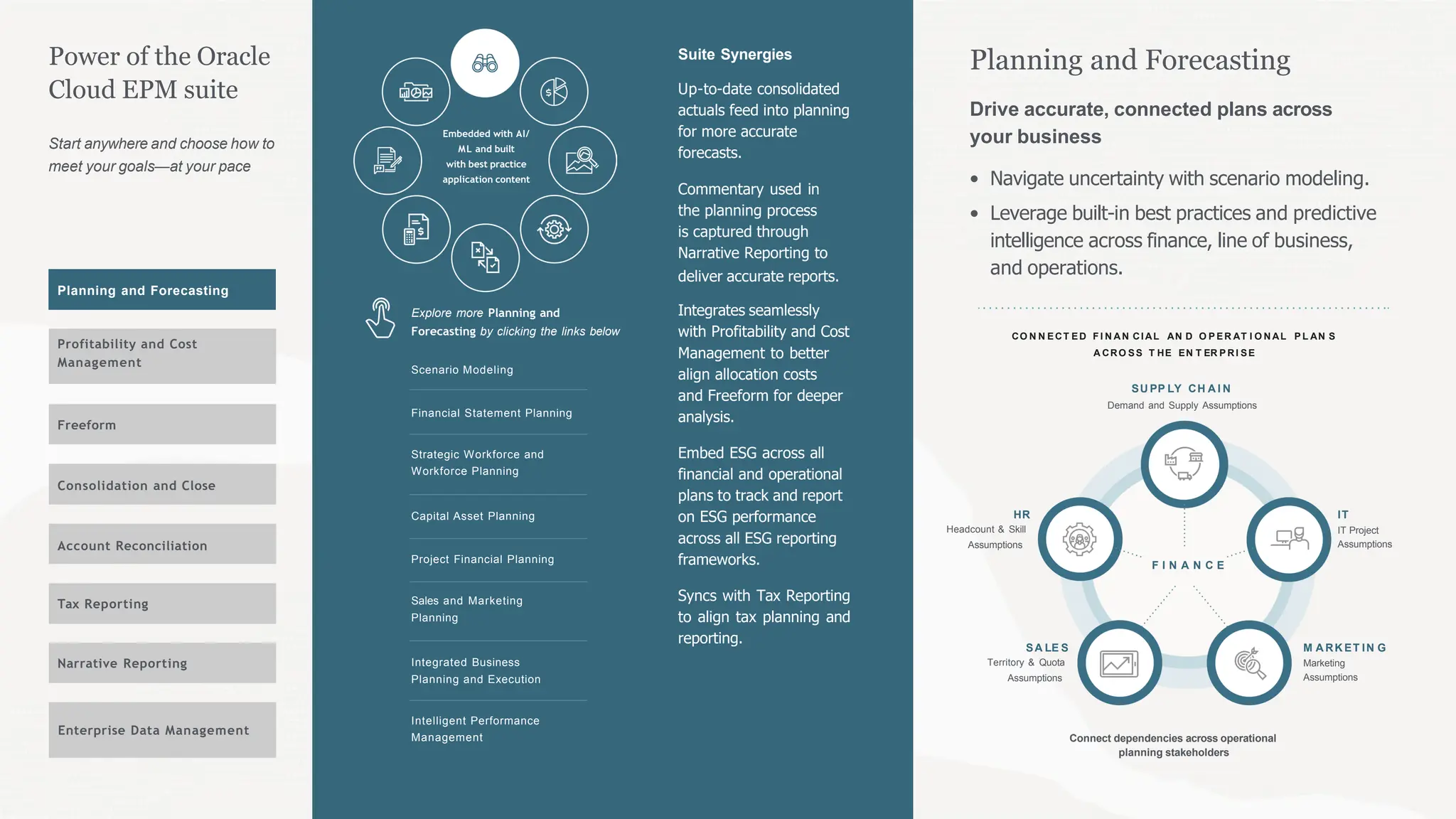 Oracle Cloud EPM Suite (financial planning, CAPEX planning and budgeting | PDF
