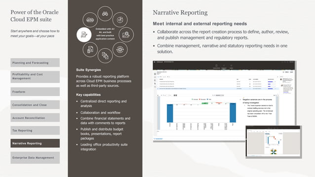 Oracle Cloud EPM Suite (financial planning, CAPEX planning and budgeting | PDF