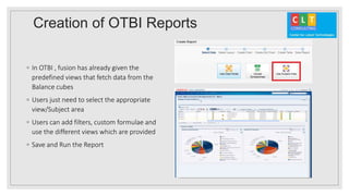 Oracle Cloud ERP Report and Analytics | What are Cloud ERP reporting Options | what is OTBI | PPTX
