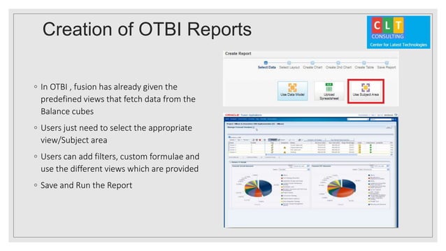 Oracle Cloud Erp Report And Analytics What Are Cloud Erp Reporting Options What Is Otbi Ppt