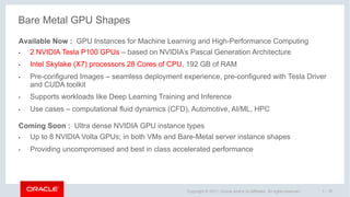 Oracle Cloud Infraestructure Update | PPT