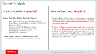 Oracle Cloud Infraestructure Update | PPT