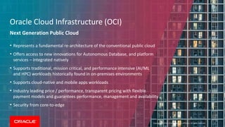 Začínáme s Oracle Cloud infrastrukturou | PPT