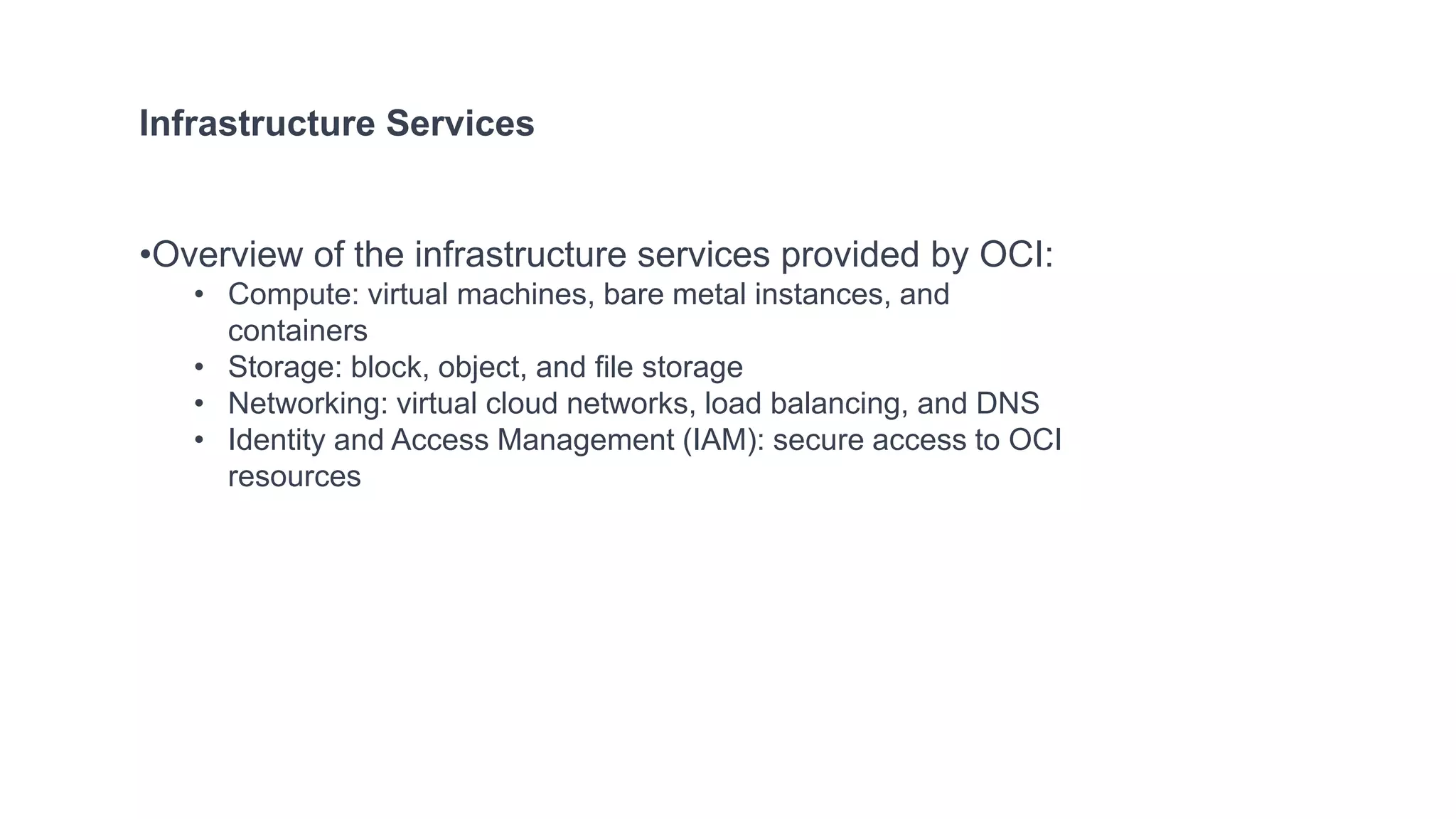 Oracle Cloud Infrastructure Pptx