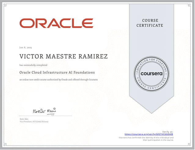 Oracle Cloud Infrastructure AI Foundations | PDF