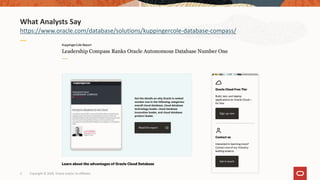 Oracle Cloud is Best for Oracle Database - High Availability | PPT