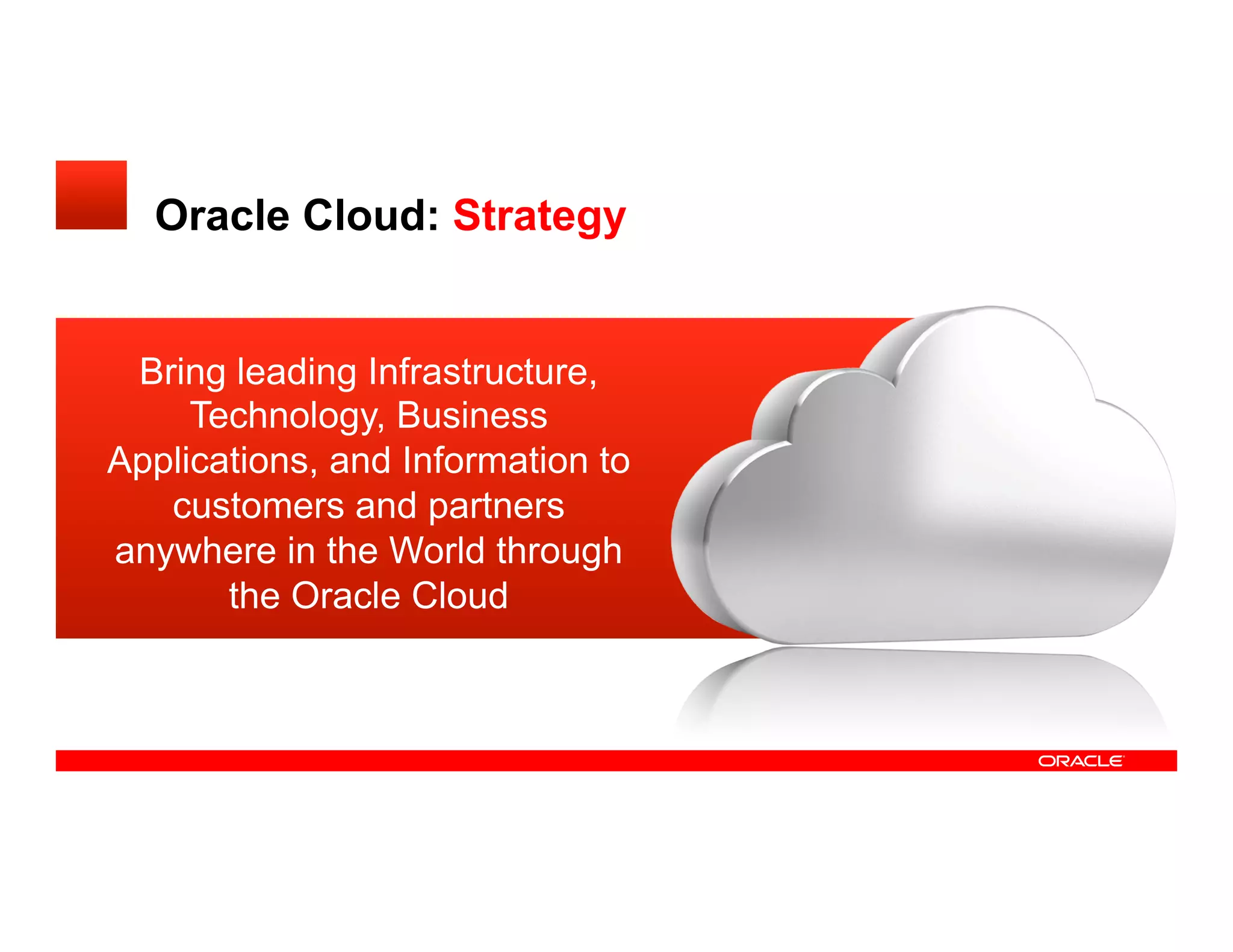 Oracle Cloud Overview | PDF