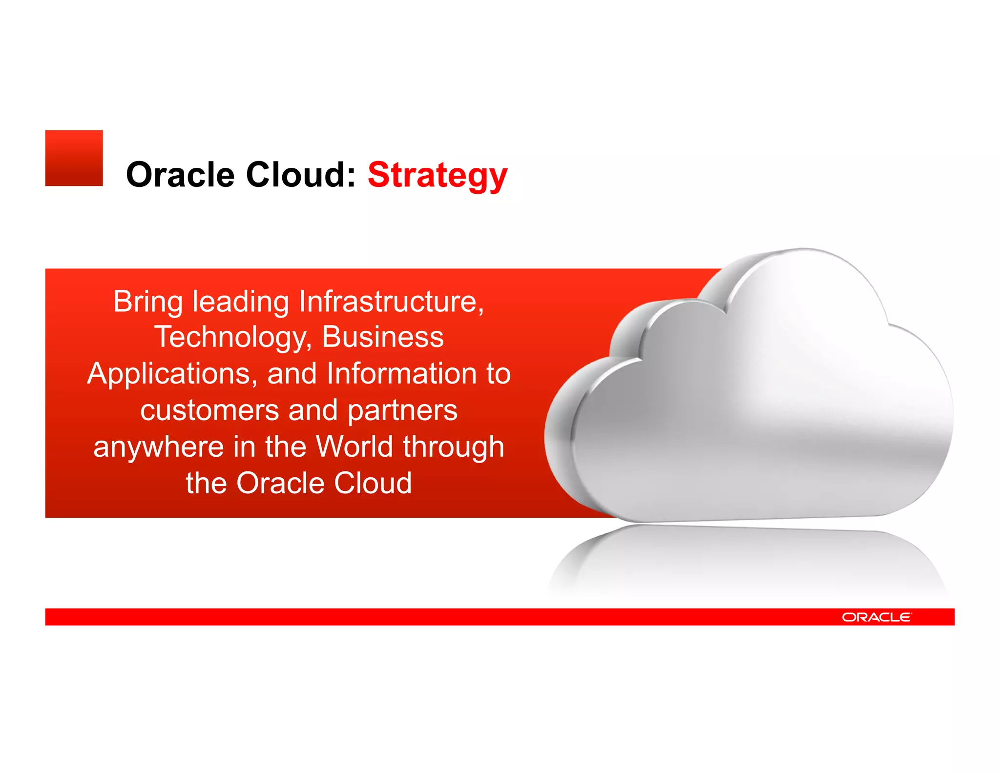 Oracle Cloud Overview | PDF