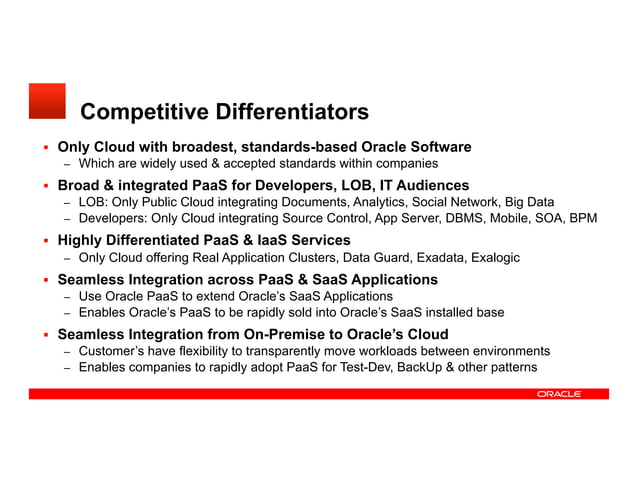 Oracle Cloud Overview | PPT