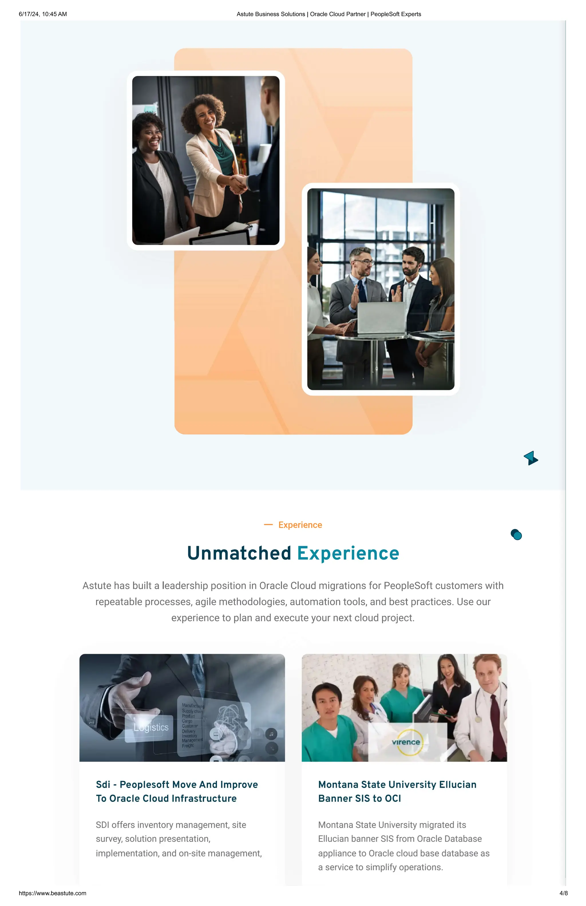 Astute Business Solutions Oracle Cloud Partner Pdf