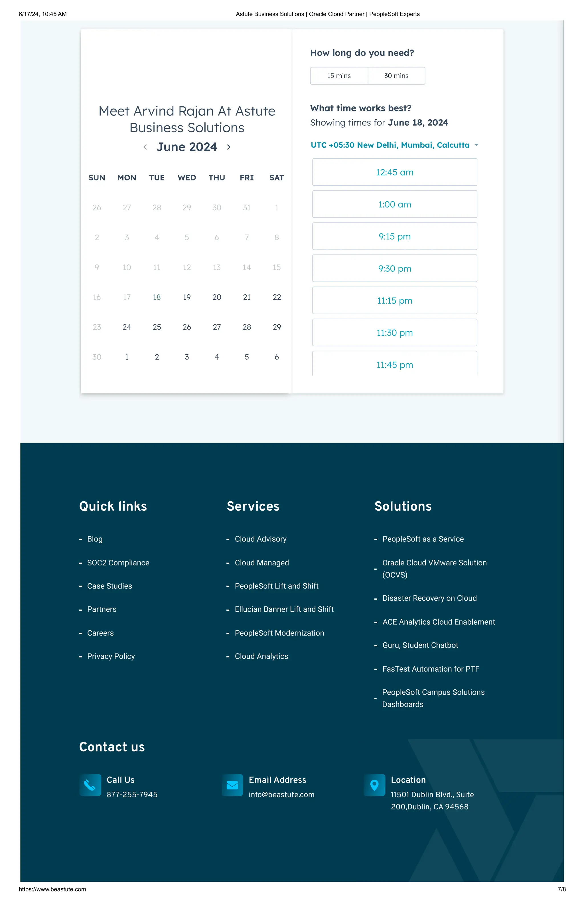 Astute Business Solutions Oracle Cloud Partner Pdf