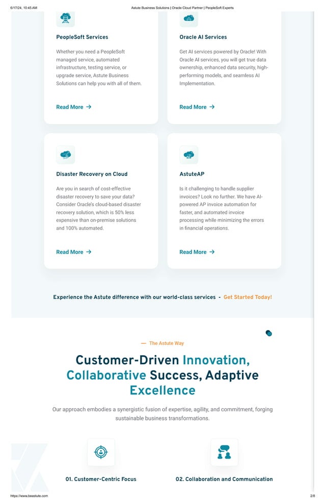 Astute Business Solutions Oracle Cloud Partner Pdf