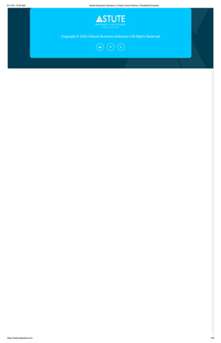 Astute Business Solutions | Oracle Cloud Partner | | PDF