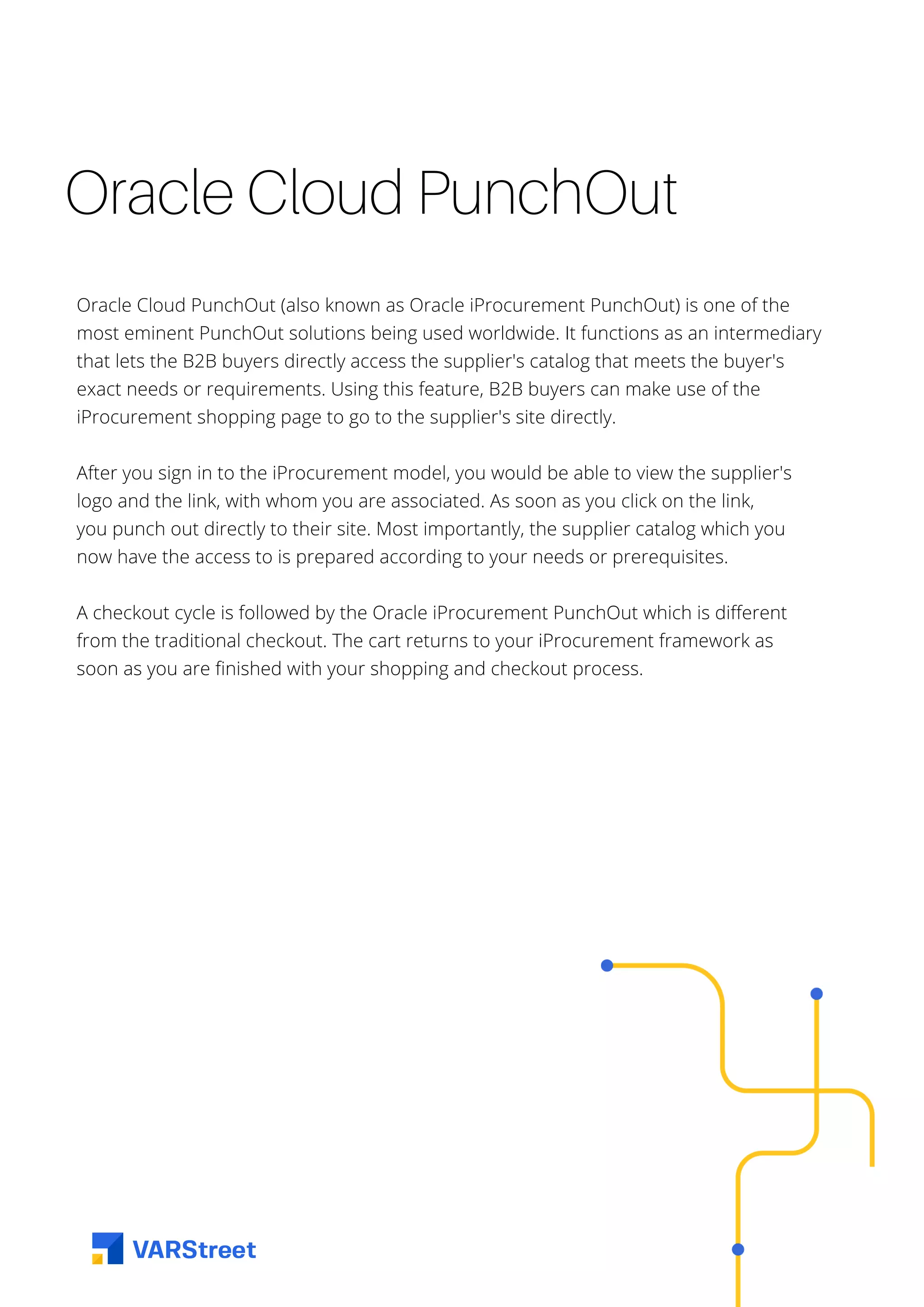 Oracle Cloud PunchOut Explained | PDF