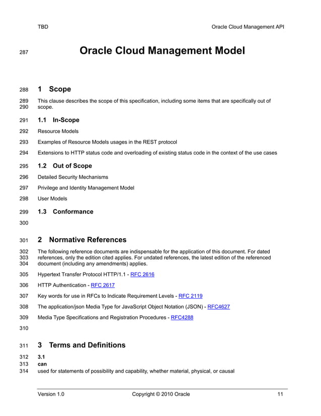 Oracle Cloud Resource Model Api | PDF