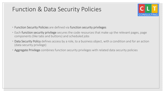 Oracle Cloud Security User Security Roles Access Control And More