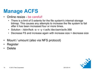 Oracle cloud storage and file system | PPT