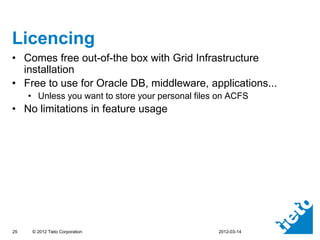 Oracle cloud storage and file system | PPT