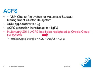 Oracle cloud storage and file system | PPT