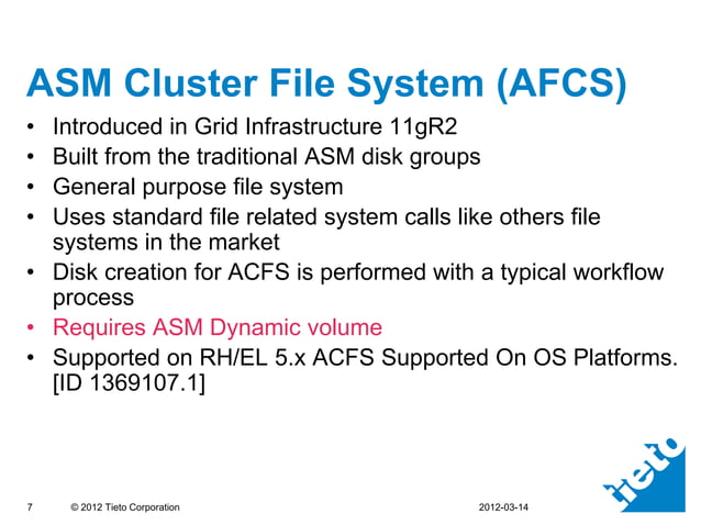 Oracle cloud storage and file system | PPT