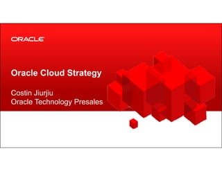 Oracle cloud strategy | PPT