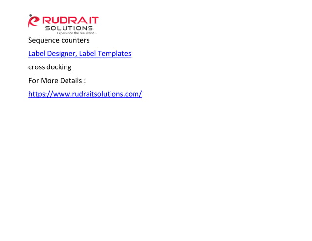 Oracle Cloud WMS Logfire online Training | PDF