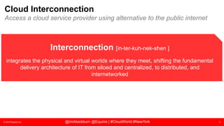 Optimizing Oracle Cloud Infrastructure through Interconnection | PPT