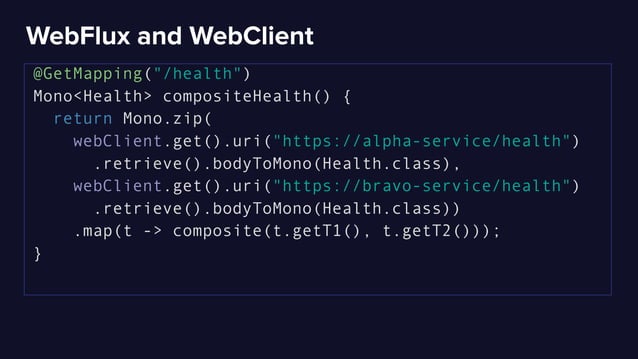 Multi Service Reactive Streams Using Spring Reactor Rsocket Ppt