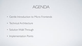 Microservice Approach for Web Development with Micro Frontends | PPT