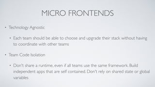 Microservice Approach for Web Development with Micro Frontends | PPT