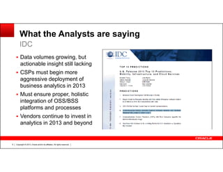 Oracle communications data model product overview | PPT