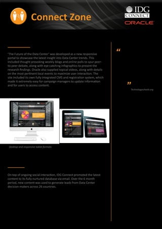 Oracle connect zone case study | PDF