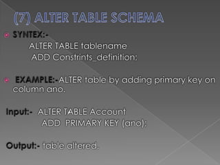 Oracle constraints | PPT